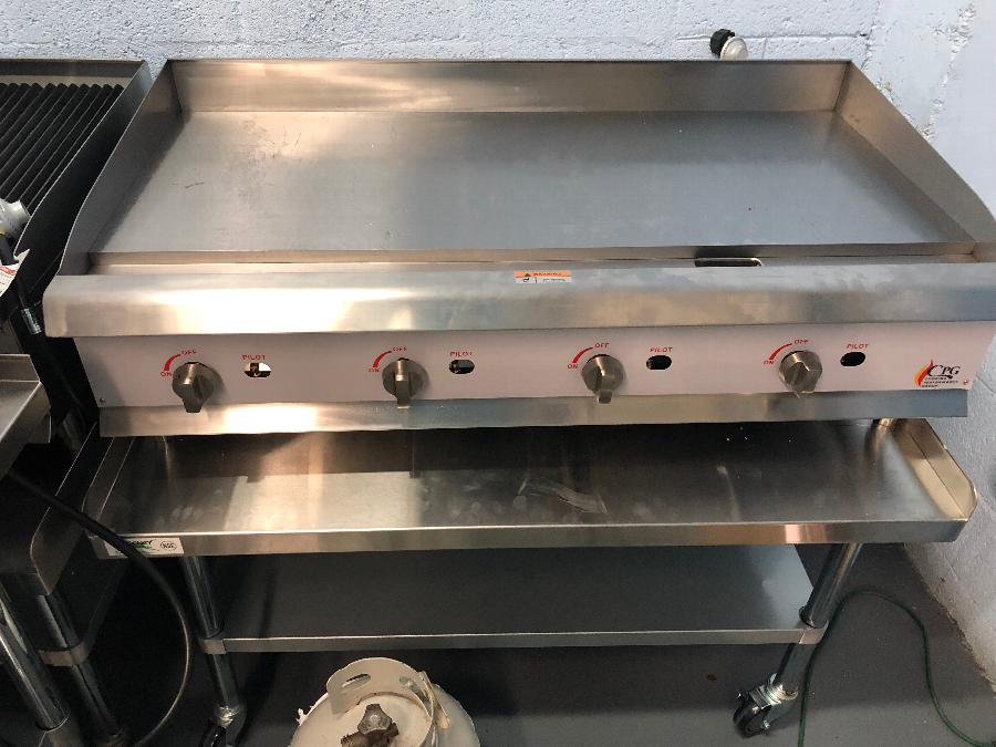 CPG 48" Countertop Griddle - Gas | WebstaurantStore