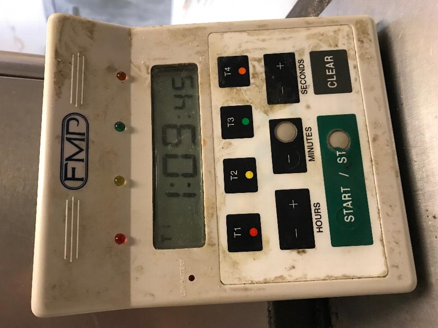 FMP 151 7500 Digital 4 Channel 10 Hour Commercial Kitchen Countdown Timer