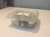 Genpak 32 oz. Clear Hinged Deli Container - 200/Case