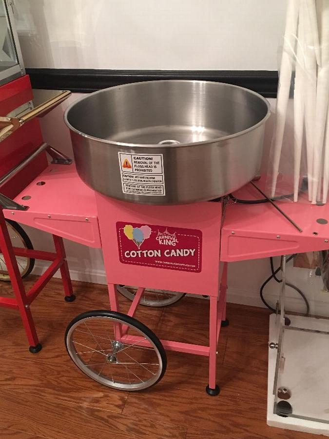Carnival King CCM21CT Cotton Candy Machine with 21" Stainless Steel ...