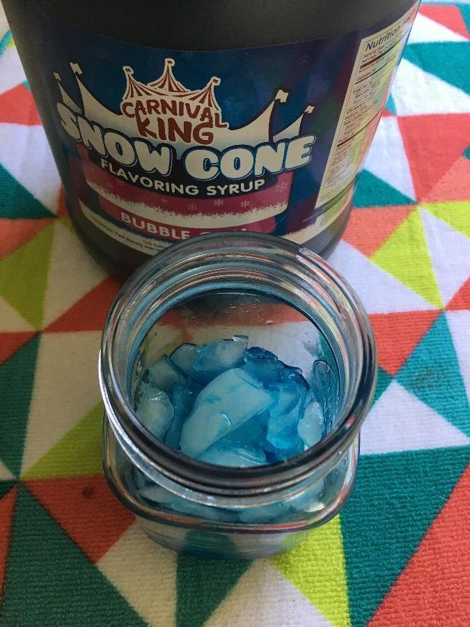 Carnival King 1 Gallon Bubble Gum Snow Cone Syrup