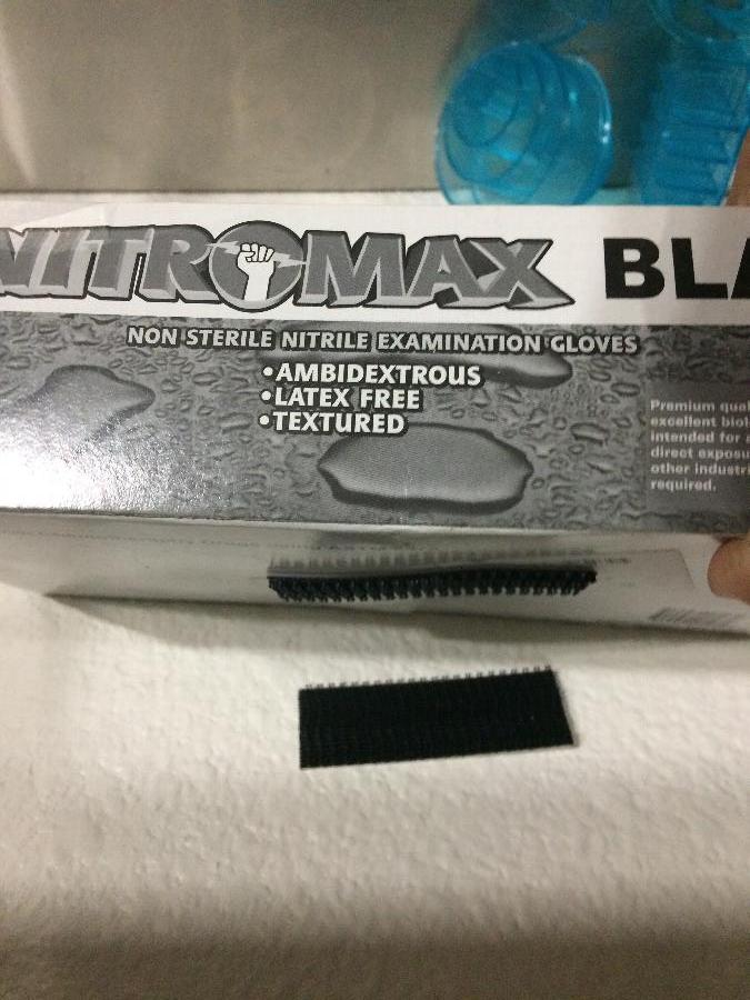 3M RF6731 Scotch® 3" x 1" Black Extreme Fastener Set - 2/Pack