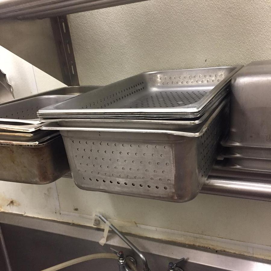 Choice Full Size 6" Deep Anti-Jam Perforated Stainless Steel Steam ...