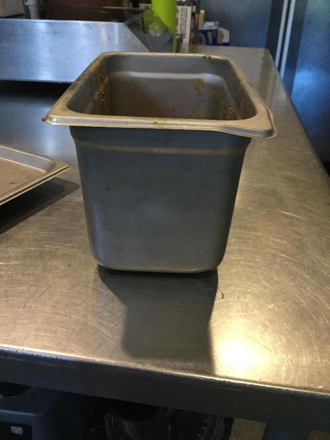1/3 Size Stainless Steel Hotel Pan - WebstaurantStore