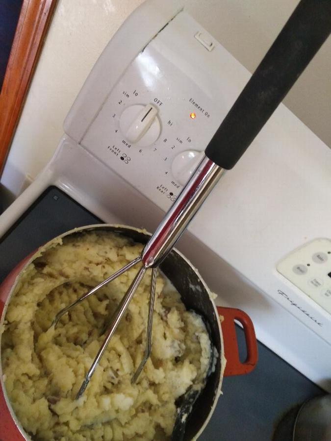 Potato / Bean Masher - 18" Masher w/ Nylon Handle