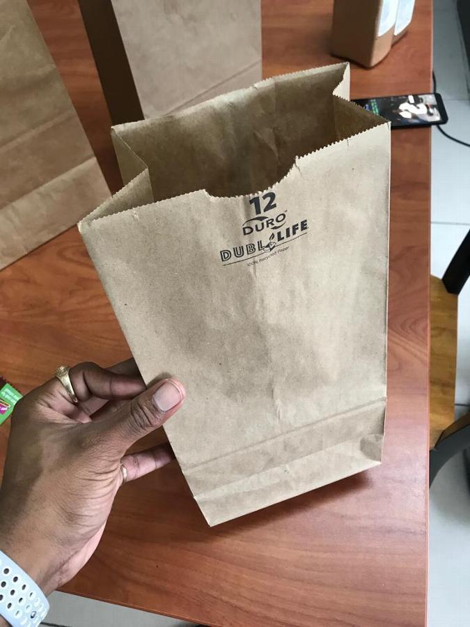 Duro 12 lb. Brown Paper Bag - 500/Bundle