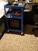 Luxor AVJ42KB-RB Blue Mobile Computer Cart / Workstation 24" x 18" with ...
