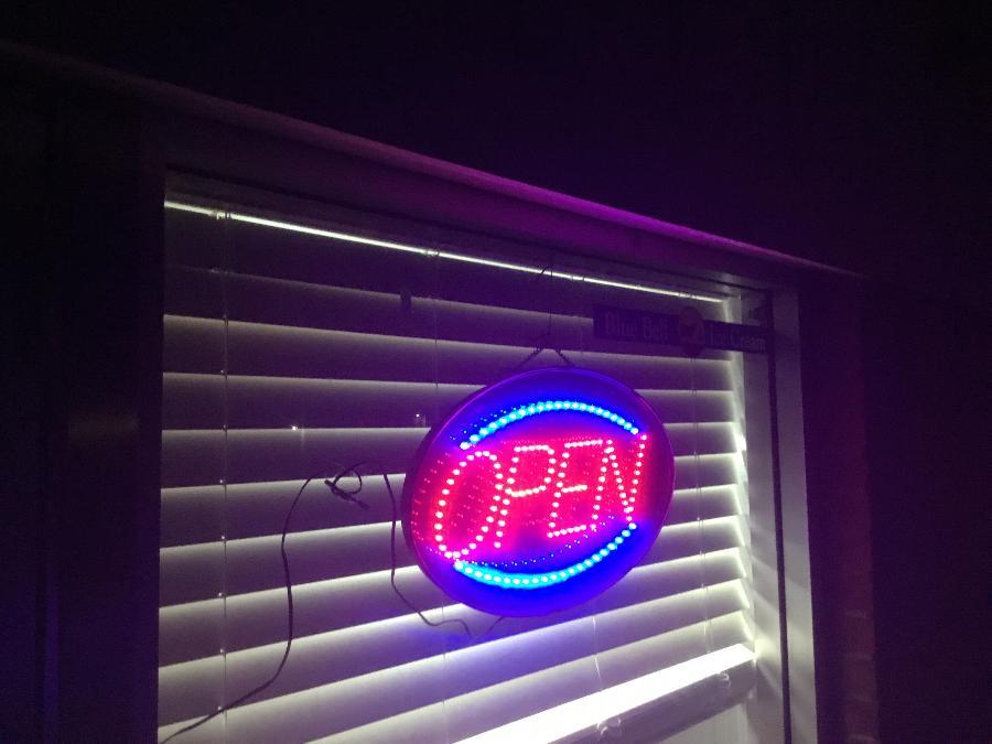 LED Open Sign - Four Display Modes, 20 3/4" x 13"