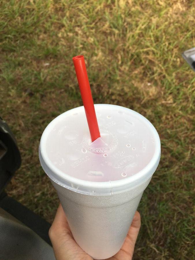 Choice 8" Super Jumbo Red Wrapped Spoon Straw - 300/Box