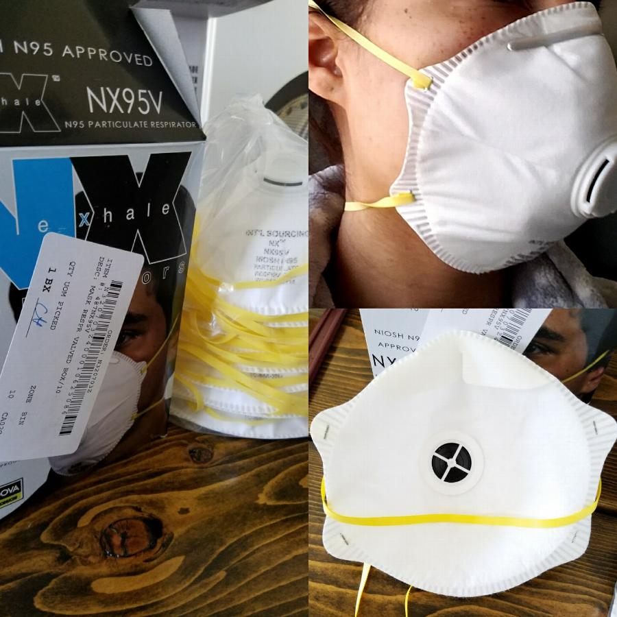 Harmful Dust N-95 Valved Particulate Respirator - 10/Box