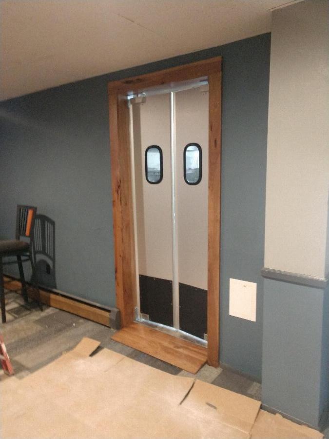 Curtron Service-Pro Series 20 Double Aluminum Swinging Traffic Door ...