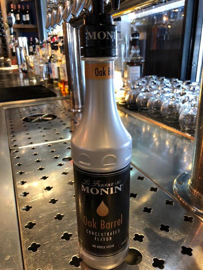 Monin 375 mL Oak Barrel Concentrated Flavor