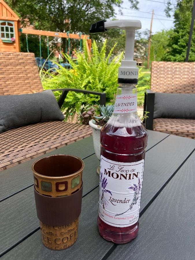 Monin 1 Liter Premium Lavender Flavoring Syrup