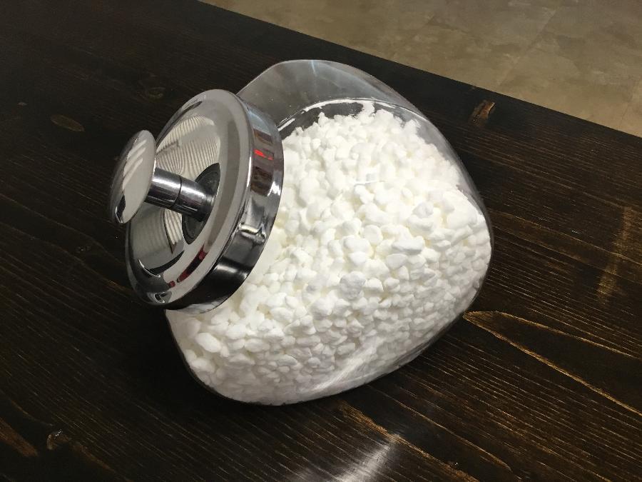 Anchor Hocking 69857AHG17 1/2 Gallon Glass Penny Candy Jar with Chrome Lid