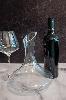 Acopa 67 oz. Slanted Top Glass Wine Decanter