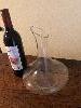 Acopa 67 oz. Slanted Top Glass Wine Decanter