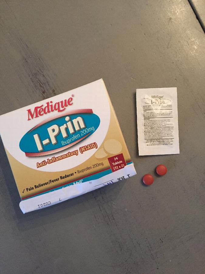 Medique 10064 I-Prin Ibuprofen Tablets - 24/Box