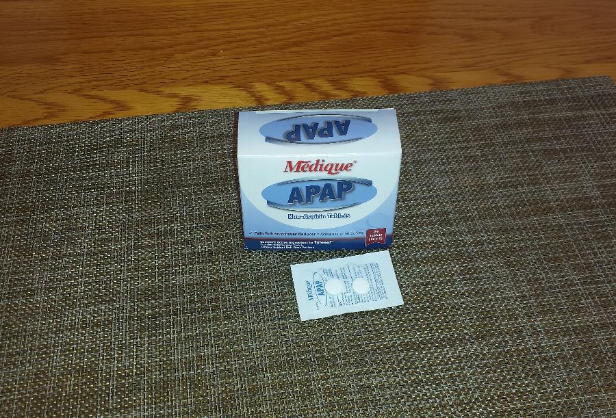 Medique 14564 APAP Acetaminophen Tablets - 24/Box