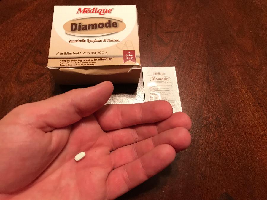 Medique 20069 Diamode Antidiarrheal Caplets - 6/Box