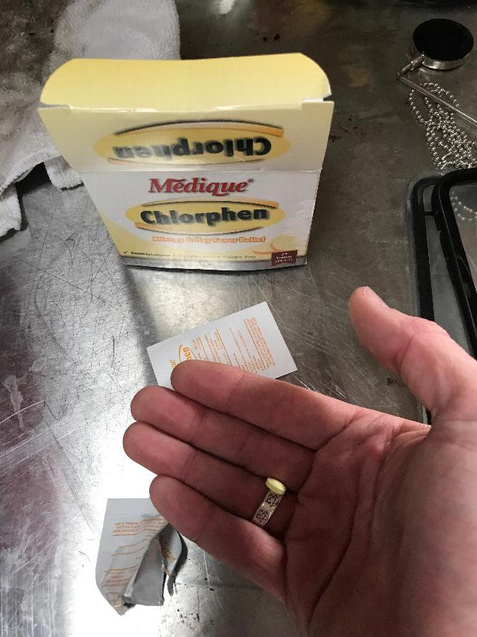 Medique 24164 Chlorphen Allergy and Hay Fever Relief Tablets - 24/Box