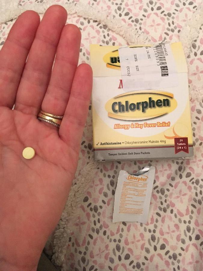 Medique 24164 Chlorphen Allergy and Hay Fever Relief Tablets - 24/Box