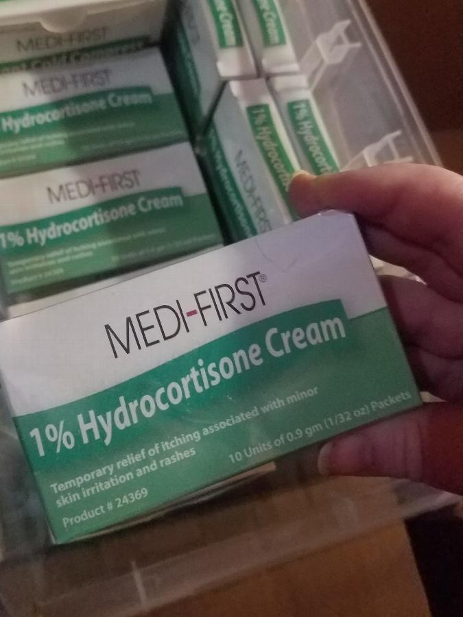 Medique 24369 Medi-First .9 g Hydrocortisone 1% Anti-Itch Cream Packet ...