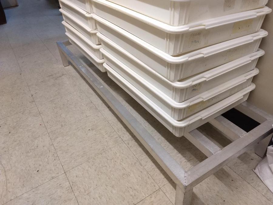 Regency 60" x 20" x 8" Aluminum Dunnage Rack - 1200 lb. Capacity