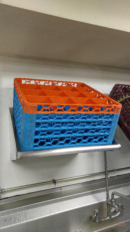 Regency 21" Wall Mounted Slanted Rack Shelf