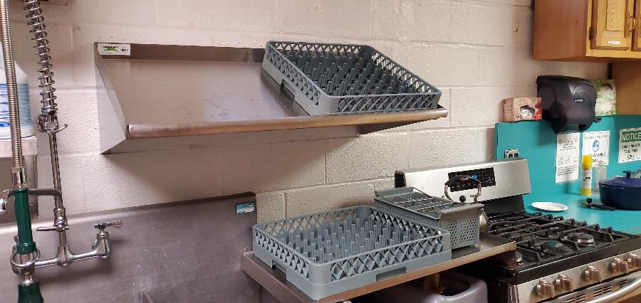 Regency 42" Wall Mounted Slanted Rack Shelf