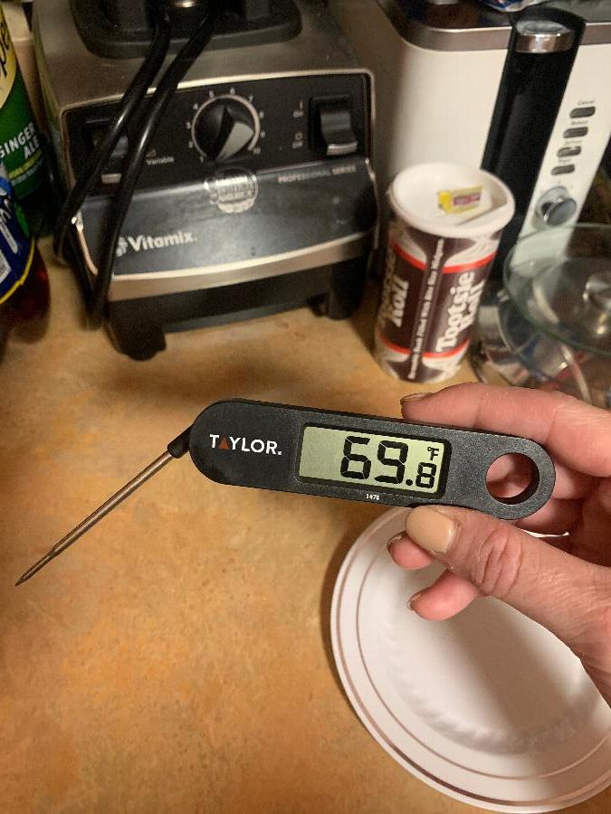 Taylor 1476 2 7/8" Digital Compact Folding Probe Thermometer