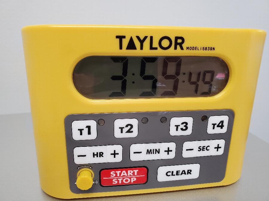 Taylor 5839N Digital 4 Channel 10 Hour Commercial Kitchen Timer