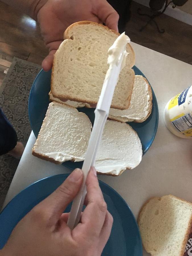 Tablecraft 1500 9 1/2" White Spatula