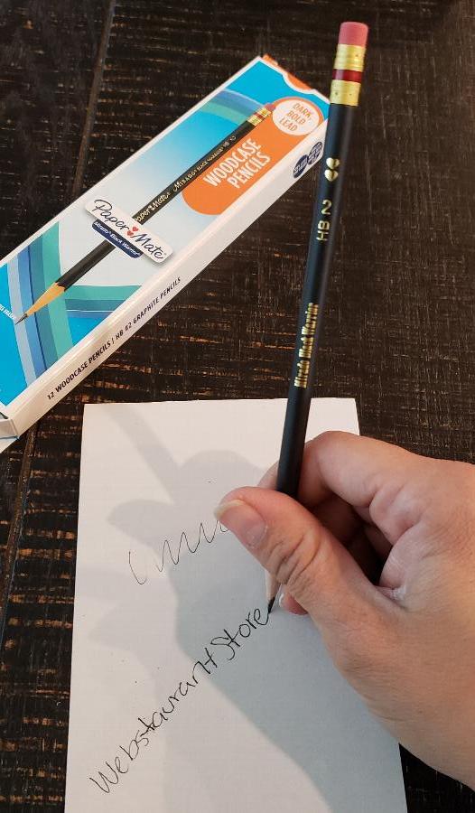 Paper Mate 2254 Mirado Woodcase Matte Black Barrel HB #2 Pencil - 12/Pack