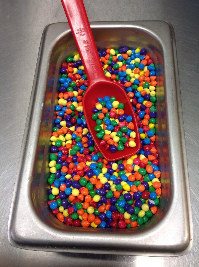 Dutch Treat Mini Chocolate Meteor Balls Candy Ice Cream Topping - 10 lb.