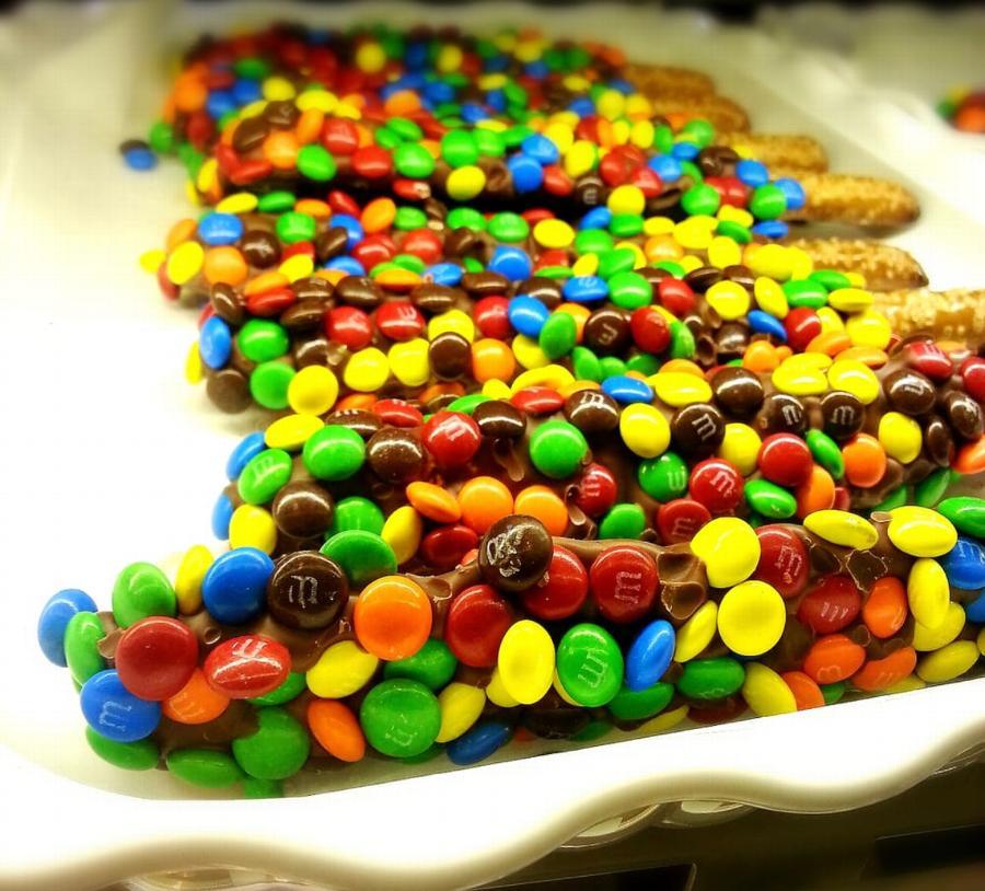 Milk Chocolate M&M's® Mini Baking Bits Topping - 25 lb.