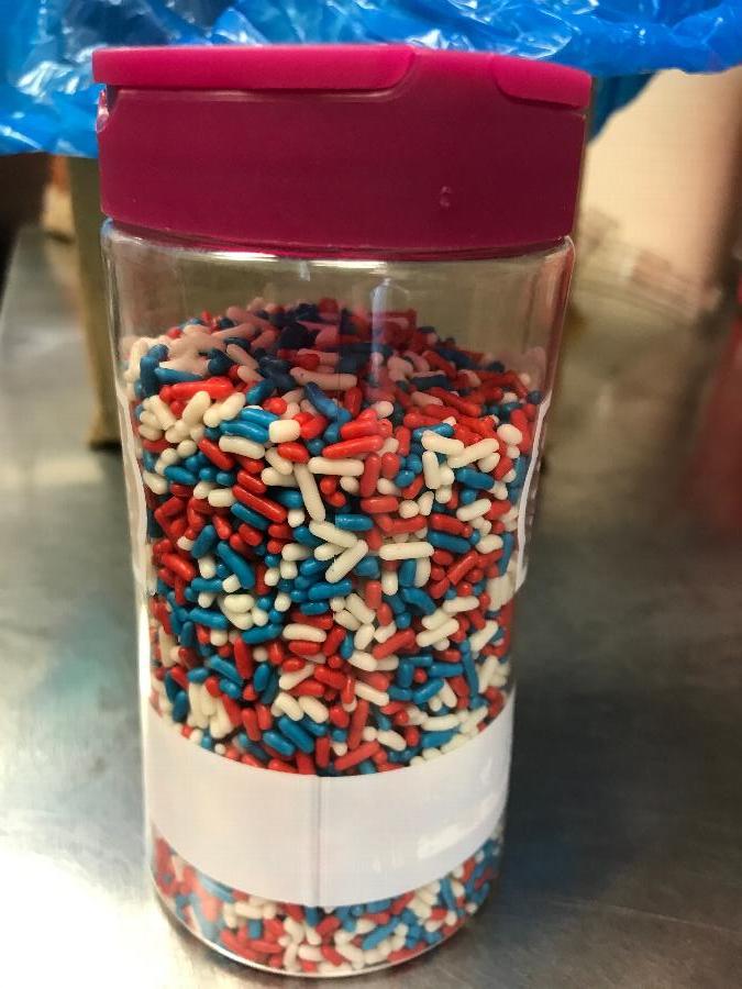 Red, White, and Blue Sprinkles (10 lb.)