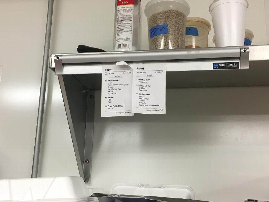 San Jamar CK6518A 18" x 2" Aluminum Wall Mounted Ticket Holder