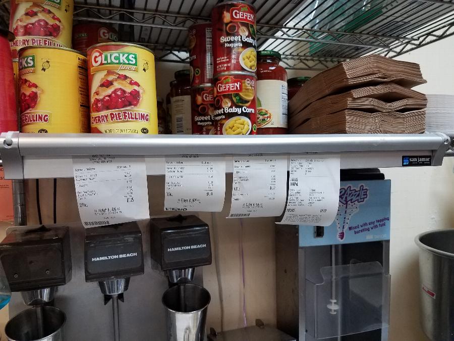 San Jamar CK6524A 24" Restaurant Ticket Holder