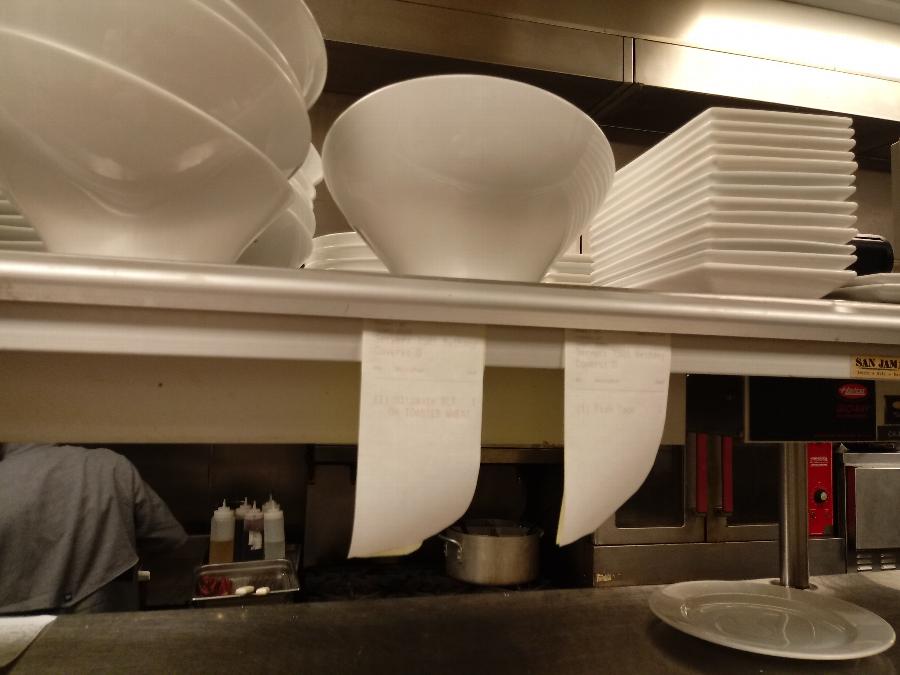 San Jamar CK6524A 24" Restaurant Ticket Holder