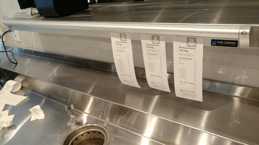 San Jamar CK6544A 44" x 2" Aluminum Wall Mounted Ticket Holder