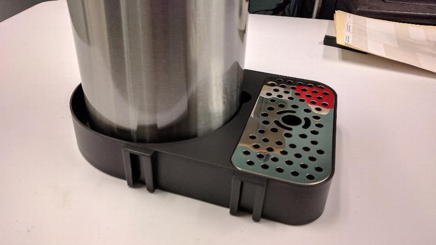 Modular Airpot Rack with Drip Tray