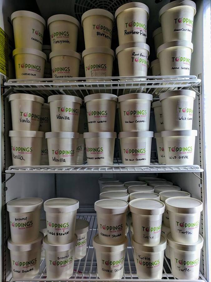 Choice 1 Pint White Paper Double-Wall Frozen Yogurt / Food Cup with ...