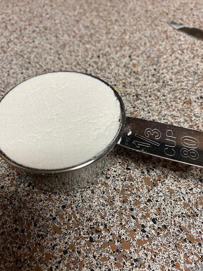 Tablecraft 724B 1/3 Cup Stainless Steel Measuring Cup