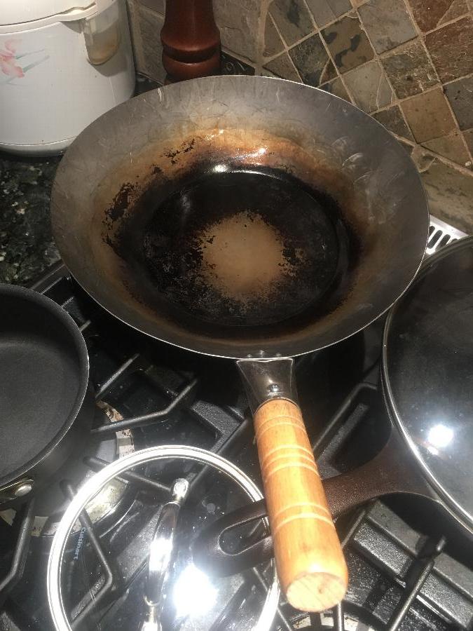 Carbon Steel Flat Bottom Wok | WebstaurantStore