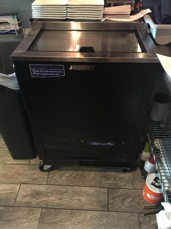 Turbo Air TBC-24SB-GF-N6 25" Black Glass Froster