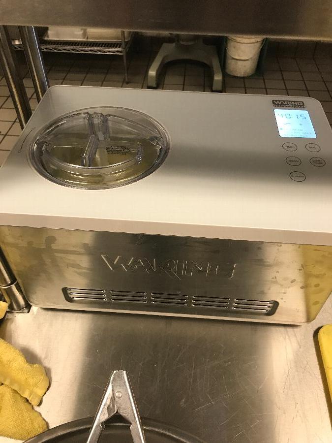 Waring WCIC20 2 Qt. Compressor Ice Cream Maker - 120V