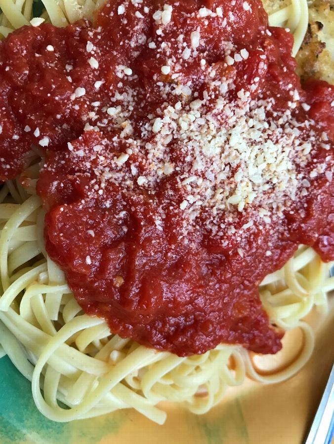 Furmano's #10 Can Premium Chunky Spaghetti Sauce - 6/Case