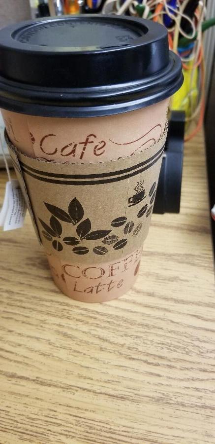 Choice 16 Oz Kraft Paper Hot Cup Lid And Sleeve Combo Kit 50 Pack