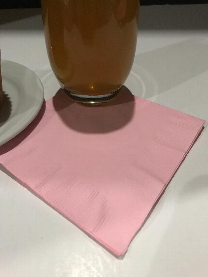 Creative Converting 57158B Classic Pink 3-Ply Beverage Napkin - 50/Pack