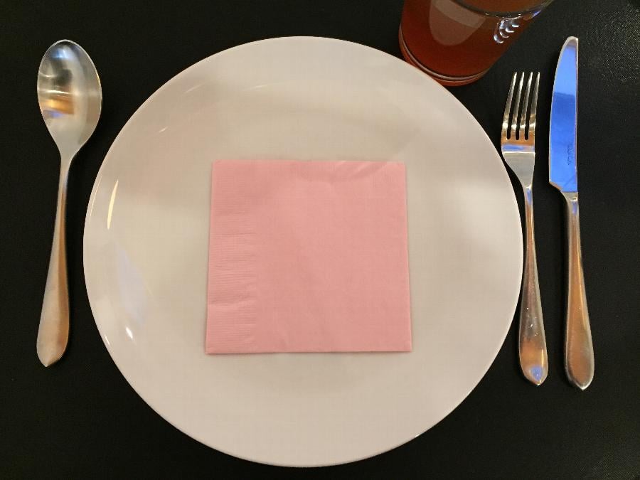 Creative Converting 57158B Classic Pink 3-Ply Beverage Napkin - 50/Pack